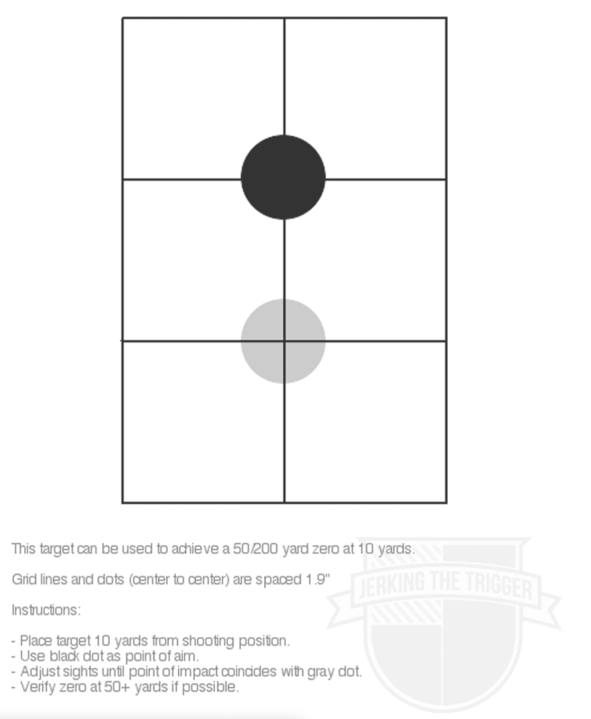 How to get a 50/200 Zero Without a 200 Yard Range